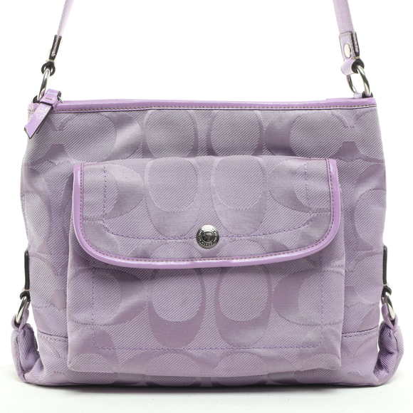 Coach | Bags | Coach Kyra Signature File Nylon Crossbody Bag Women ...